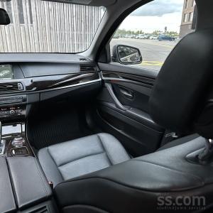 Black BMW 535 2011 in Riga, with an engine capacity of 3.00 L and mileage of 229 thousand km for 8700 €, photo 16 on AUTOMOTO.COM.LV