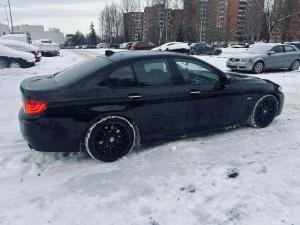 Black BMW 535 2011 in Vilnius, with an engine capacity of 2.98 L and mileage of 265 thousand km for 10200 €, photo 5 on AUTOMOTO.COM.LV
