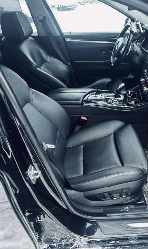 Black BMW 535 2011 in Vilnius, with an engine capacity of 2.98 L and mileage of 265 thousand km for 10200 €, photo 9 on AUTOMOTO.COM.LV