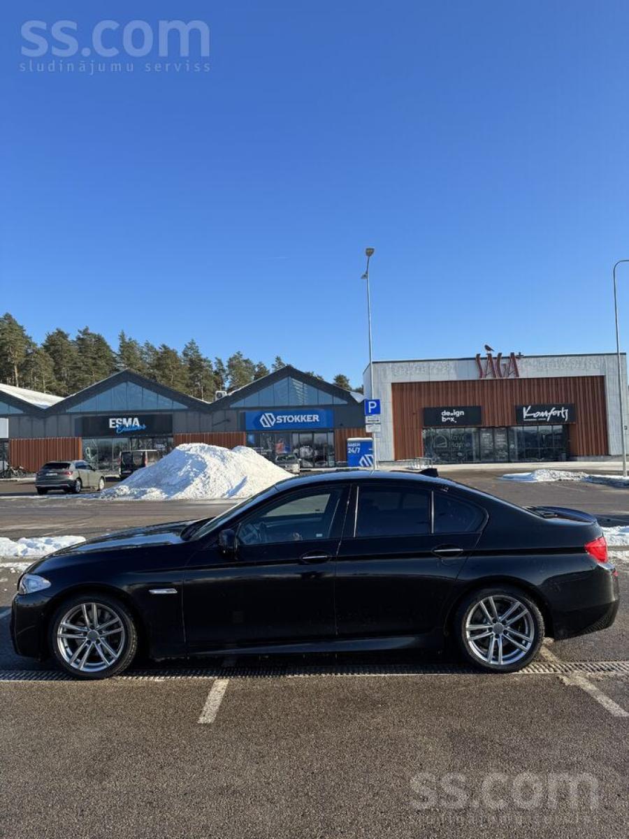 Black BMW 535 2011 in Riga, with an engine capacity of 3.00 L and mileage of 270 thousand km for 14000 €, photo 3 on AUTOMOTO.COM.LV