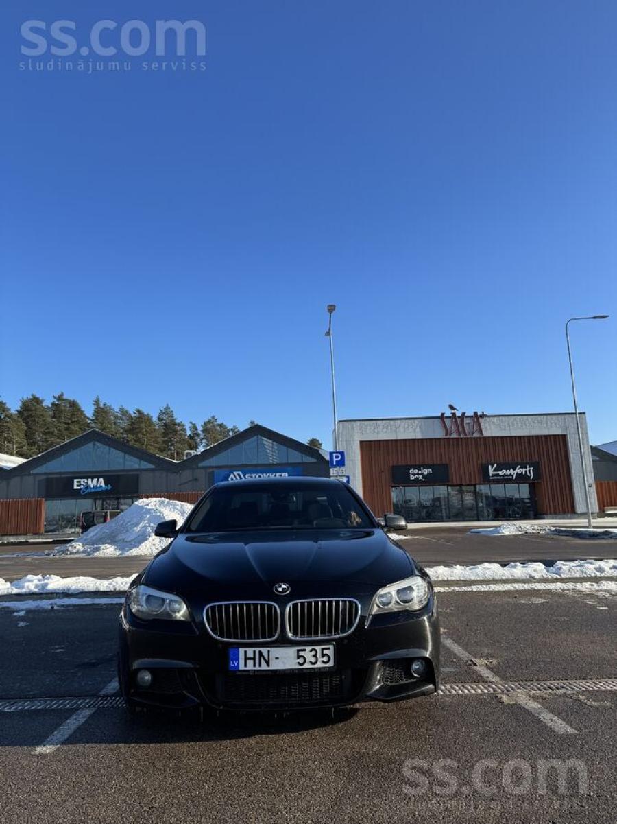 Black BMW 535 2011 in Riga, with an engine capacity of 3.00 L and mileage of 270 thousand km for 14000 €, photo 12 on AUTOMOTO.COM.LV