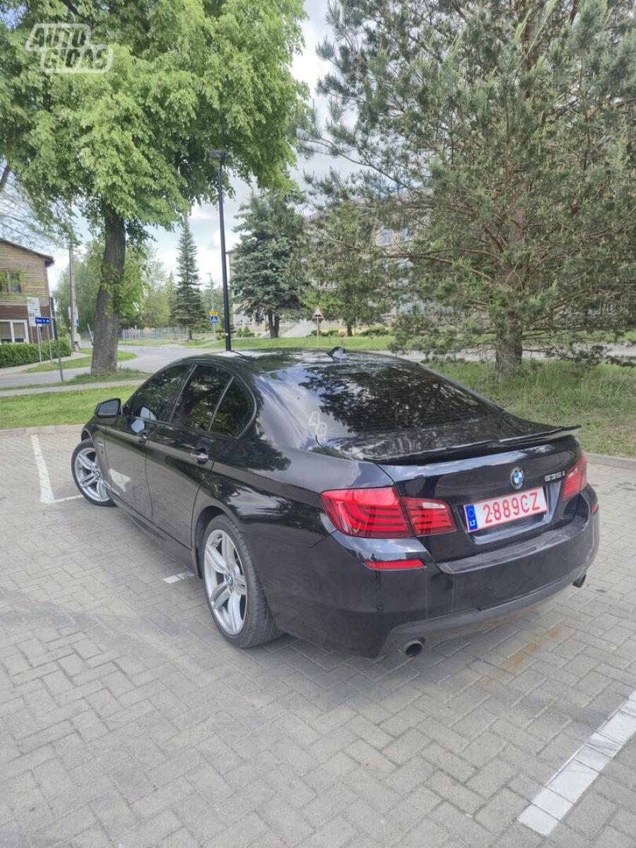 Black BMW 535 2011 in Vilkaviskis, with an engine capacity of 3.00 L and mileage of 270 thousand km for 9200 €, photo 1 on AUTOMOTO.COM.LV