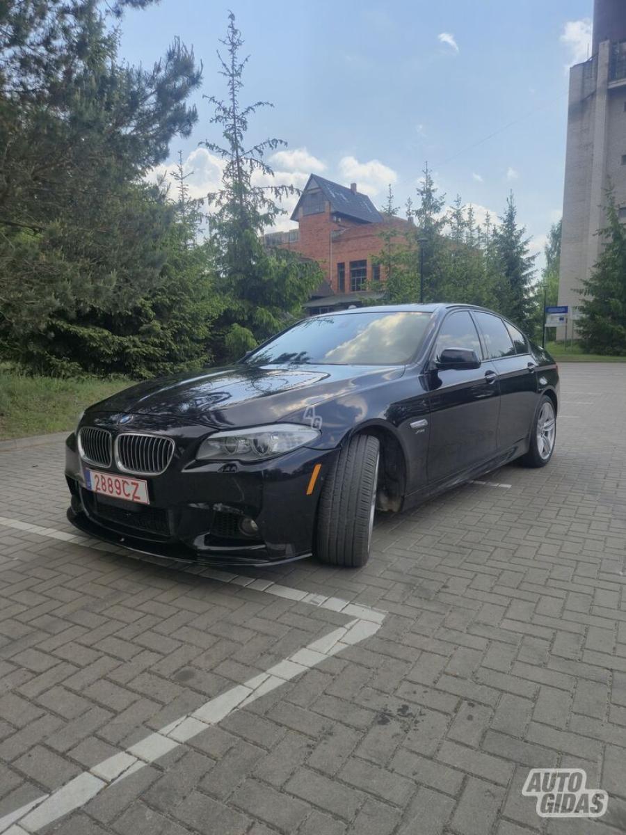 Black BMW 535 2011 in Vilkaviskis, with an engine capacity of 3.00 L and mileage of 270 thousand km for 9200 €, photo 4 on AUTOMOTO.COM.LV