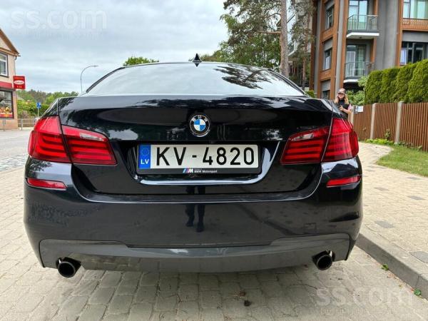 Black BMW 535 2011 in Riga, with an engine capacity of 3.00 L and mileage of 231 thousand km for 14900 €, photo 8 on AUTOMOTO.COM.LV