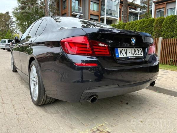 Black BMW 535 2011 in Riga, with an engine capacity of 3.00 L and mileage of 231 thousand km for 14900 €, photo 10 on AUTOMOTO.COM.LV