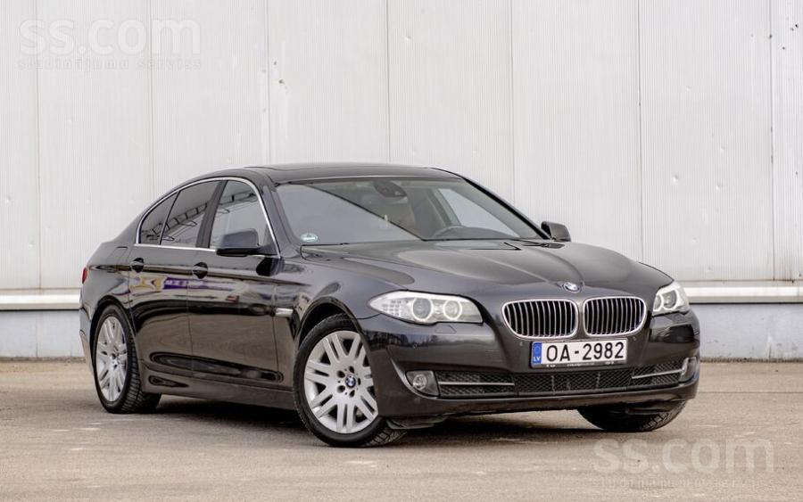 Melns BMW 535 2011 Jelgava, ar dzinēja tilpumu 3.00 L un nobraukumu 178 tūkst. km par 10900 €, foto 9 vietnē AUTOMOTO.COM.LV