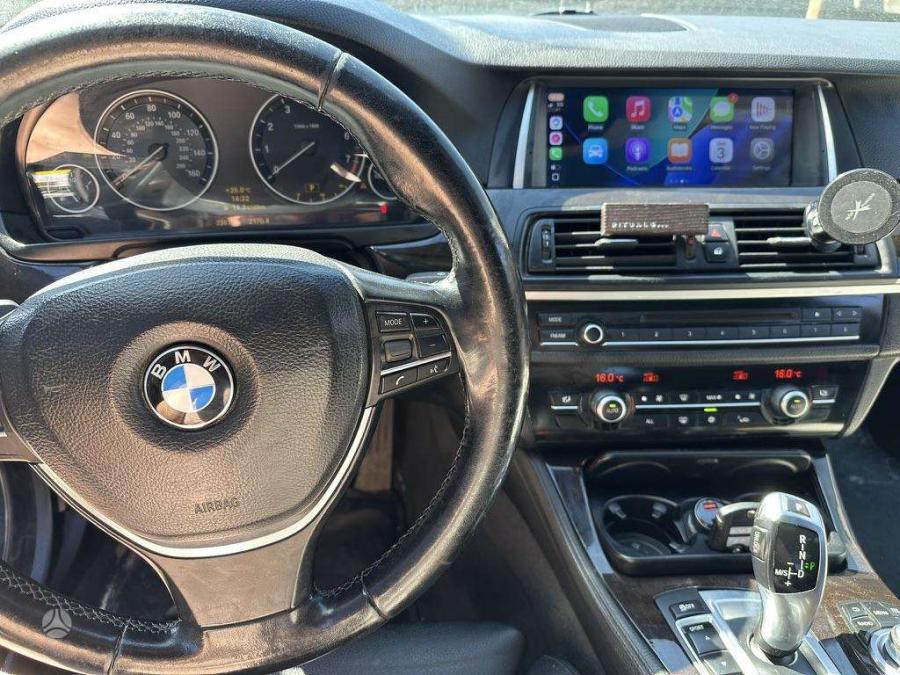 Melns BMW 535 2011 Viļņa, ar dzinēja tilpumu 2.98 L un nobraukumu 339 tūkst. km par 7500 €, foto 16 vietnē AUTOMOTO.COM.LV