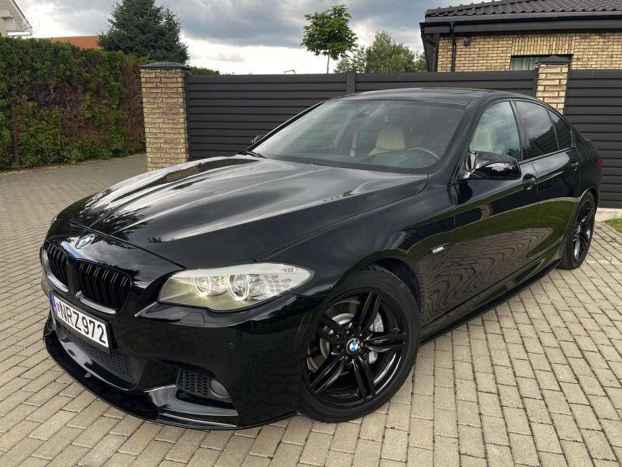 Melns BMW 535 2011 Viļņa, ar dzinēja tilpumu 2.98 L un nobraukumu 286 tūkst. km par 9800 €, foto 1 vietnē AUTOMOTO.COM.LV