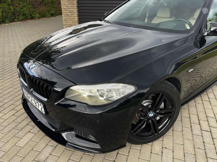 Melns BMW 535 2011 Viļņa, ar dzinēja tilpumu 2.98 L un nobraukumu 286 tūkst. km par 9800 €, foto 3 vietnē AUTOMOTO.COM.LV