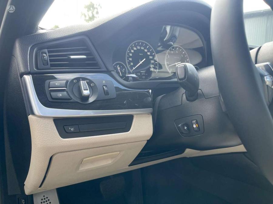 Black BMW 535 2011 in Vilnius, with an engine capacity of 2.98 L and mileage of 286 thousand km for 9700 €, photo 15 on AUTOMOTO.COM.LV