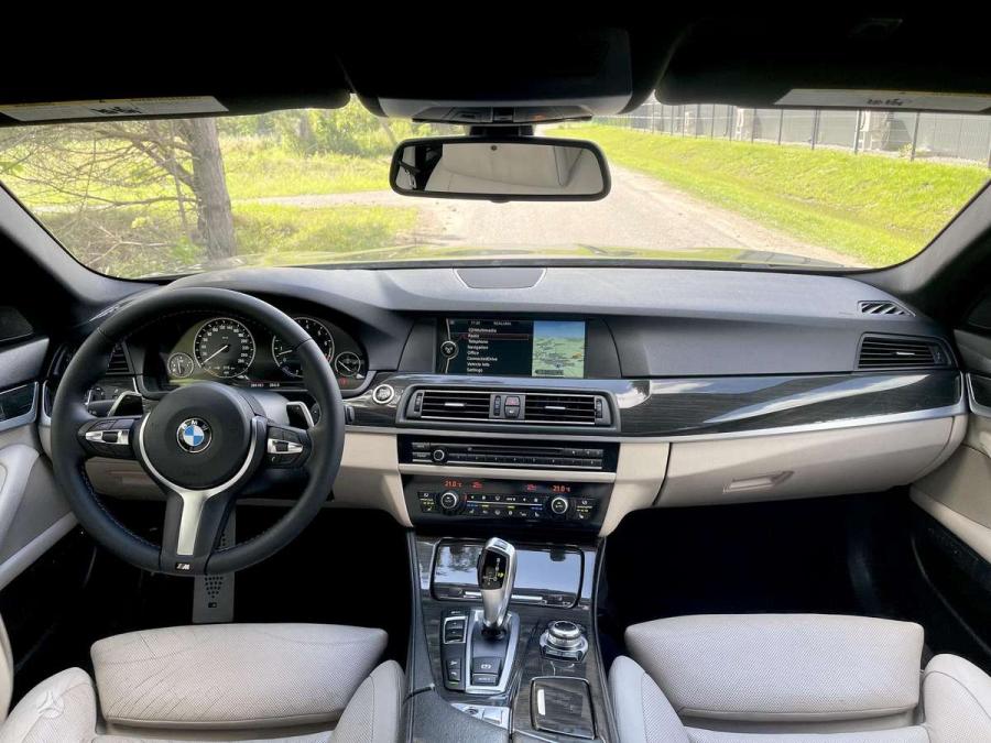 Black BMW 535 2011 in Vilnius, with an engine capacity of 2.98 L and mileage of 286 thousand km for 9700 €, photo 27 on AUTOMOTO.COM.LV