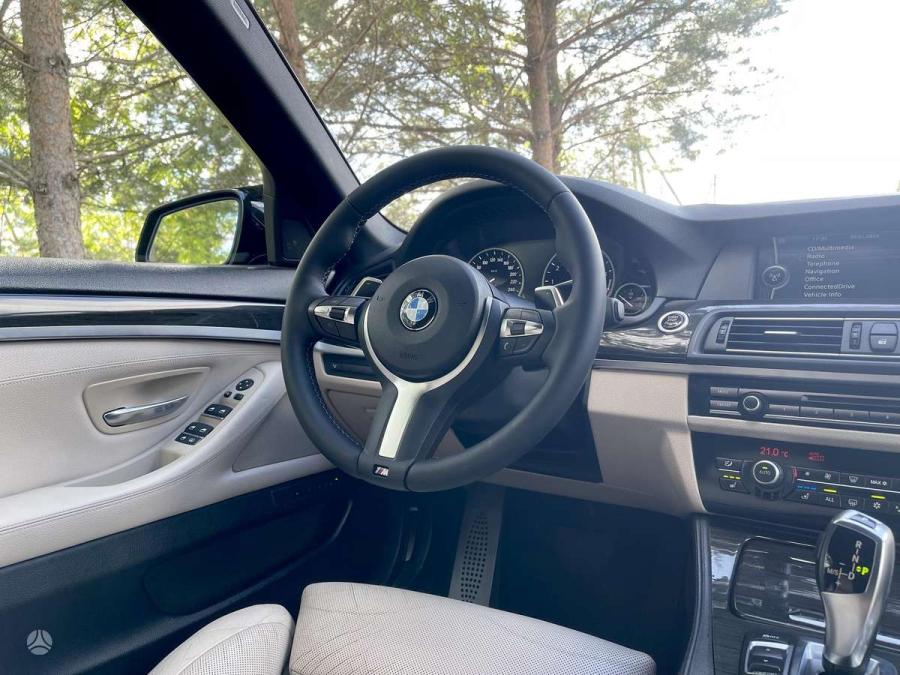 Black BMW 535 2011 in Vilnius, with an engine capacity of 2.98 L and mileage of 286 thousand km for 9700 €, photo 28 on AUTOMOTO.COM.LV