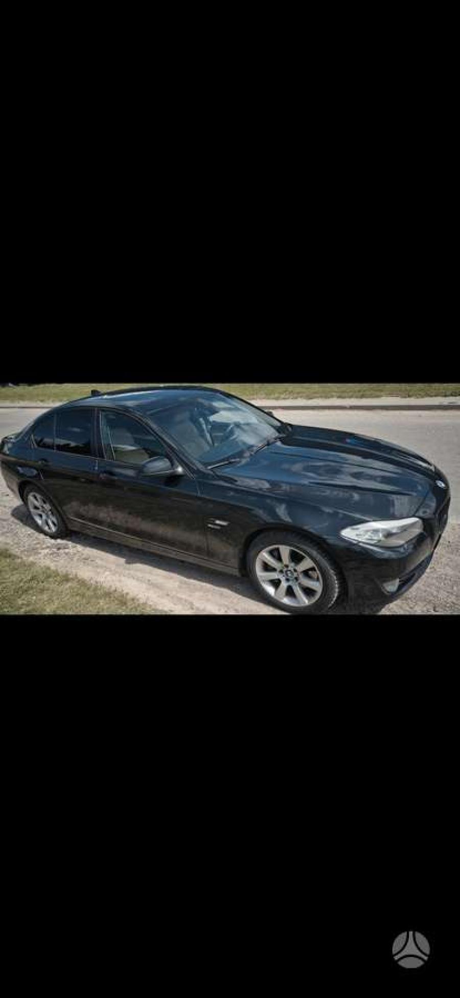 Melns BMW 535 2011 Viļņa, ar dzinēja tilpumu 2.98 L un nobraukumu 299 tūkst. km par 7300 €, foto 6 vietnē AUTOMOTO.COM.LV