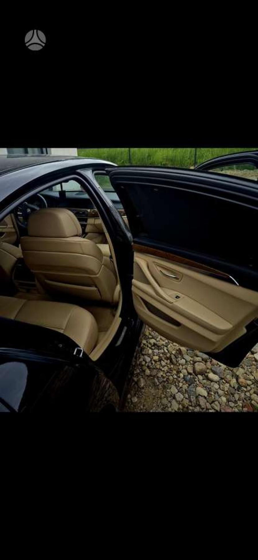 Melns BMW 535 2011 Viļņa, ar dzinēja tilpumu 2.98 L un nobraukumu 299 tūkst. km par 7300 €, foto 8 vietnē AUTOMOTO.COM.LV