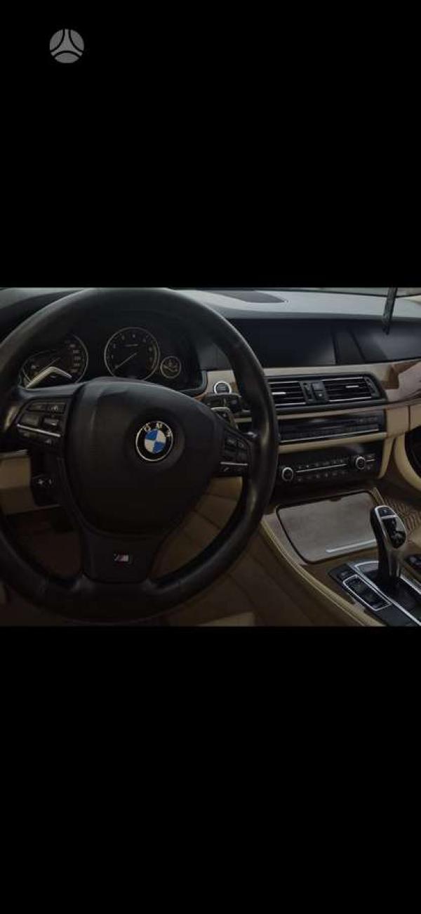 Black BMW 535 2011 in Vilnius, with an engine capacity of 2.98 L and mileage of 299 thousand km for 7300 €, photo 8 on AUTOMOTO.COM.LV