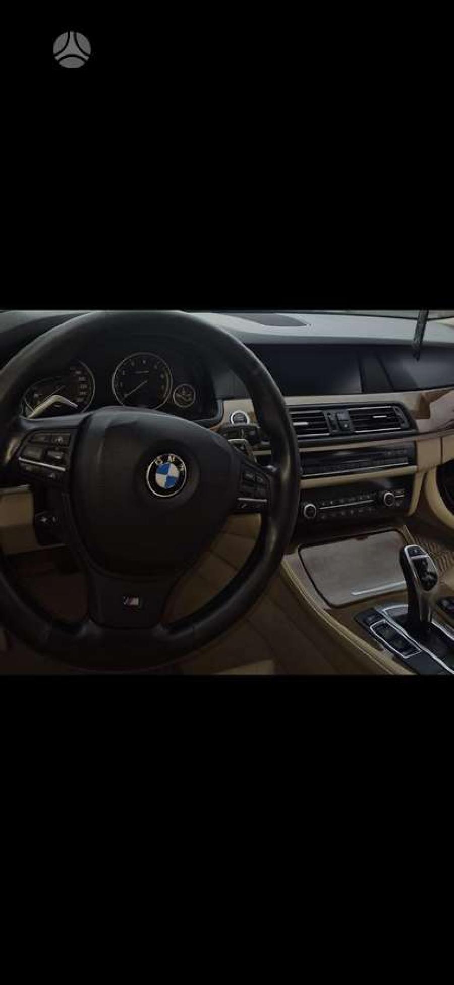 Melns BMW 535 2011 Viļņa, ar dzinēja tilpumu 2.98 L un nobraukumu 299 tūkst. km par 7300 €, foto 9 vietnē AUTOMOTO.COM.LV