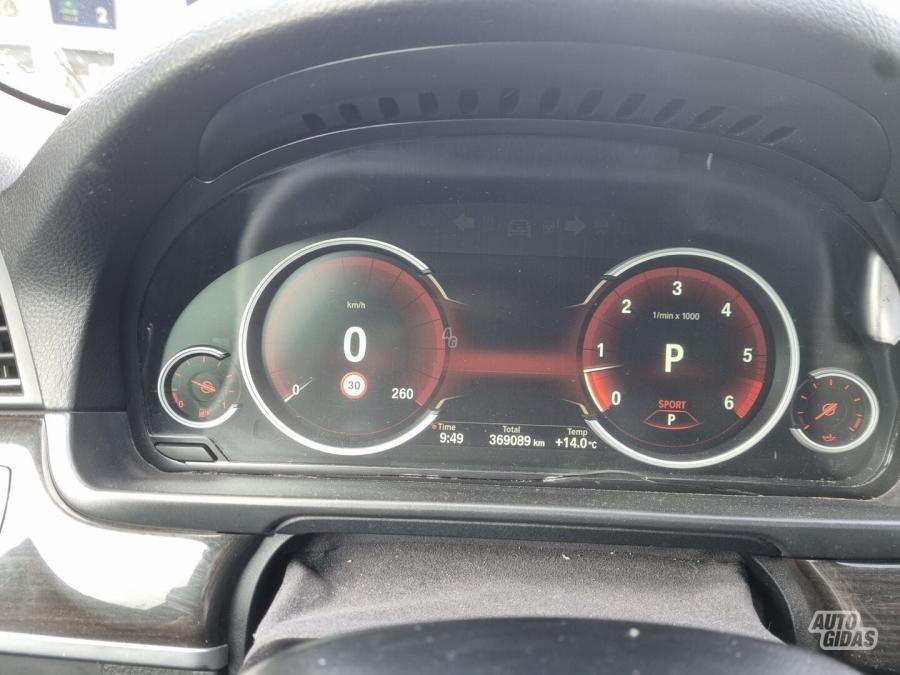 Melns BMW 535 2011 Viļņa, ar dzinēja tilpumu 3.00 L un nobraukumu 369 tūkst. km par 9800 €, foto 8 vietnē AUTOMOTO.COM.LV