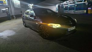 Black BMW 535 2011 in Silute, with an engine capacity of 2.99 L and mileage of 310 thousand km for 6350 €, photo 19 on AUTOMOTO.COM.LV