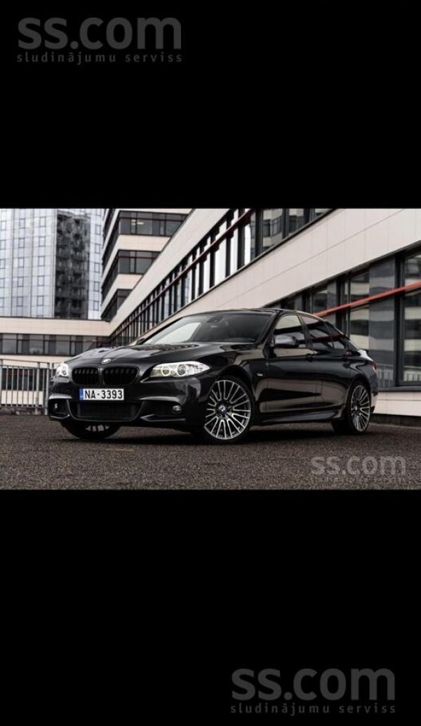 Melns BMW 535 2011 Rīga, ar dzinēja tilpumu 3.00 L un nobraukumu 380 tūkst. km par 12200 €, foto 1 vietnē AUTOMOTO.COM.LV