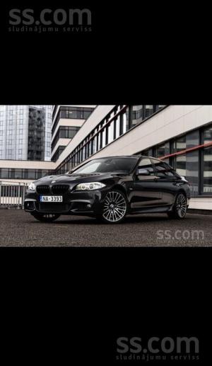 Black BMW 535 2011 in Riga, with an engine capacity of 3.00 L and mileage of 380 thousand km for 12200 €, photo  on AUTOMOTO.COM.LV