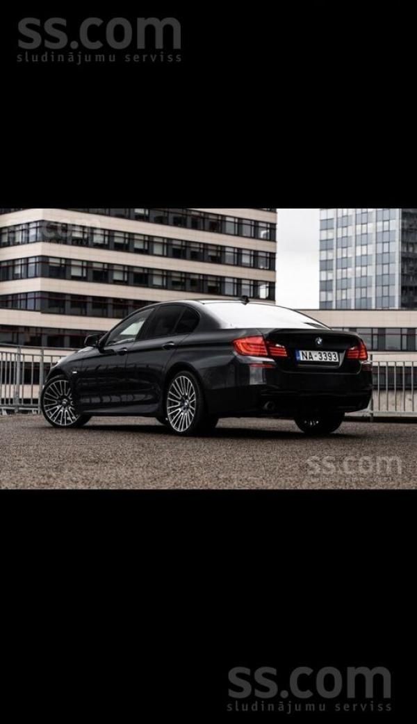 Melns BMW 535 2011 Rīga, ar dzinēja tilpumu 3.00 L un nobraukumu 380 tūkst. km par 12200 €, foto 4 vietnē AUTOMOTO.COM.LV