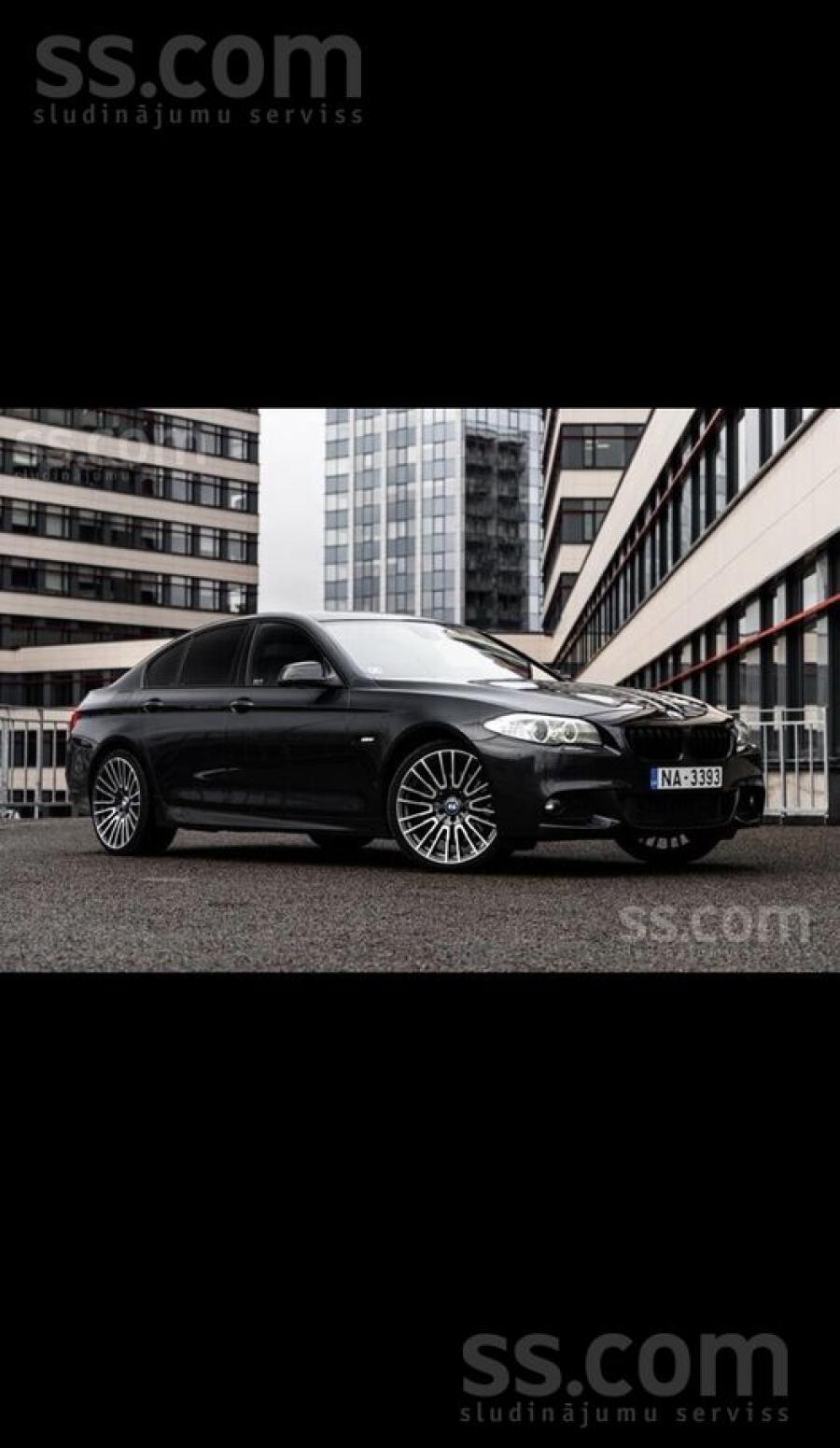 Melns BMW 535 2011 Rīga, ar dzinēja tilpumu 3.00 L un nobraukumu 380 tūkst. km par 12200 €, foto 6 vietnē AUTOMOTO.COM.LV