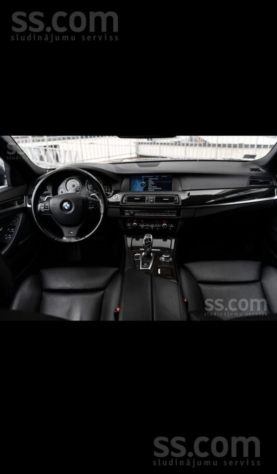 Melns BMW 535 2011 Rīga, ar dzinēja tilpumu 3.00 L un nobraukumu 380 tūkst. km par 12200 €, foto 15 vietnē AUTOMOTO.COM.LV