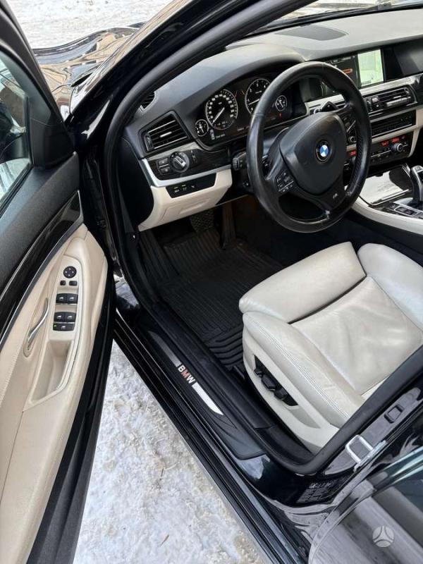 Melns BMW 535 2012 Kauņa, ar dzinēja tilpumu 2.99 L un nobraukumu 326 tūkst. km par 10600 €, foto 10 vietnē AUTOMOTO.COM.LV