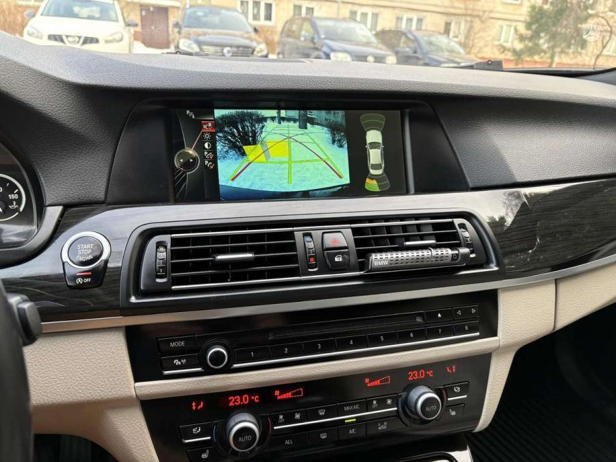 Black BMW 535 2012 in Kaunas, with an engine capacity of 2.99 L and mileage of 326 thousand km for 10600 €, photo 18 on AUTOMOTO.COM.LV