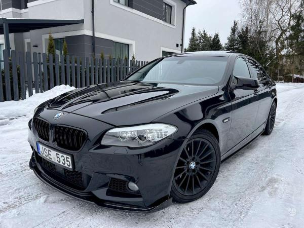 Black BMW 535 2012 in Vilnius, with an engine capacity of 3.00 L and mileage of 165 thousand km for 10400 €, photo 1 on AUTOMOTO.COM.LV