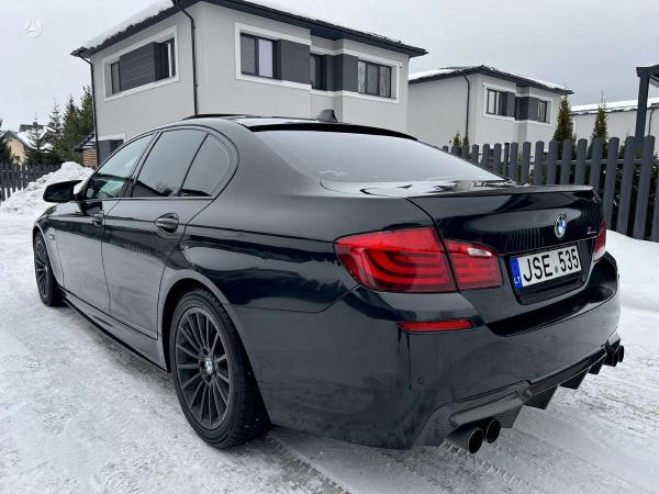 Black BMW 535 2012 in Vilnius, with an engine capacity of 3.00 L and mileage of 165 thousand km for 10400 €, photo 7 on AUTOMOTO.COM.LV