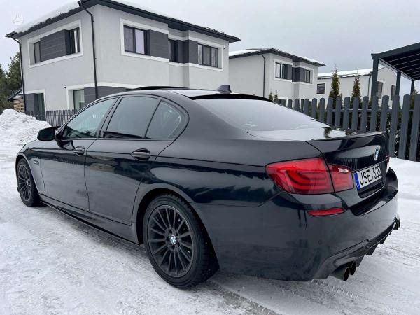 Black BMW 535 2012 in Vilnius, with an engine capacity of 3.00 L and mileage of 165 thousand km for 10400 €, photo 8 on AUTOMOTO.COM.LV