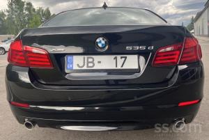 Black BMW 535 2012 in Riga, with an engine capacity of 3.00 L and mileage of 216 thousand km for 10880 €, photo 8 on AUTOMOTO.COM.LV