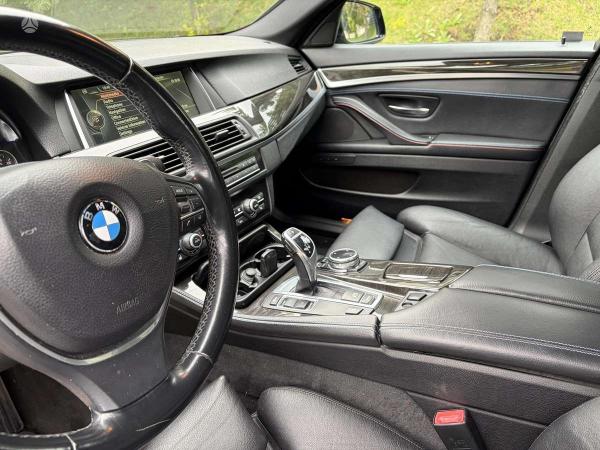 Melns BMW 535 2012 Viļņa, ar dzinēja tilpumu 2.98 L un nobraukumu 192 tūkst. km par 10800 €, foto 10 vietnē AUTOMOTO.COM.LV