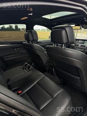 Black BMW 535 2012 in Riga, with an engine capacity of 3.00 L and mileage of 330 thousand km for 13200 €, photo 10 on AUTOMOTO.COM.LV
