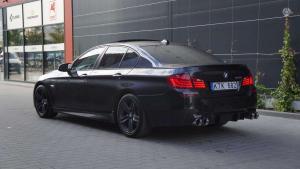 Black BMW 535 2013 in Klaipeda, with an engine capacity of 3.00 L and mileage of 193 thousand km for 11999 €, photo 6 on AUTOMOTO.COM.LV