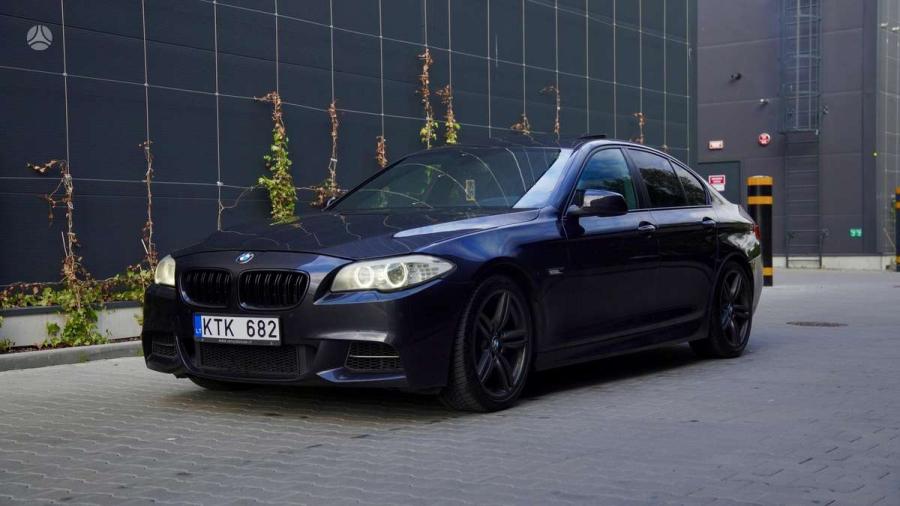Black BMW 535 2013 in Klaipeda, with an engine capacity of 3.00 L and mileage of 193 thousand km for 11999 €, photo 8 on AUTOMOTO.COM.LV