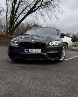 Melns BMW 535 2013 Viļņa, ar dzinēja tilpumu 2.98 L un nobraukumu 186 tūkst. km par 13200 €, foto  vietnē AUTOMOTO.COM.LV