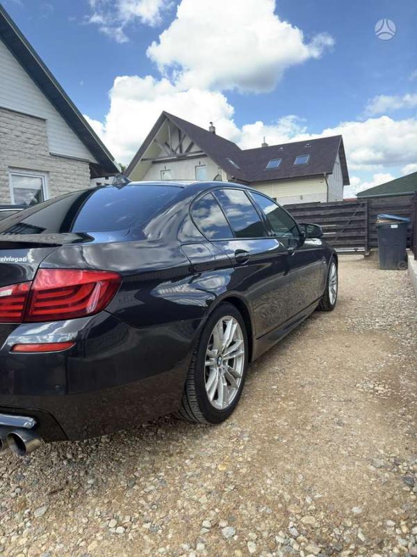 Black BMW 535 2013 in Vilnius, with an engine capacity of 2.98 L and mileage of 186 thousand km for 13200 €, photo 7 on AUTOMOTO.COM.LV