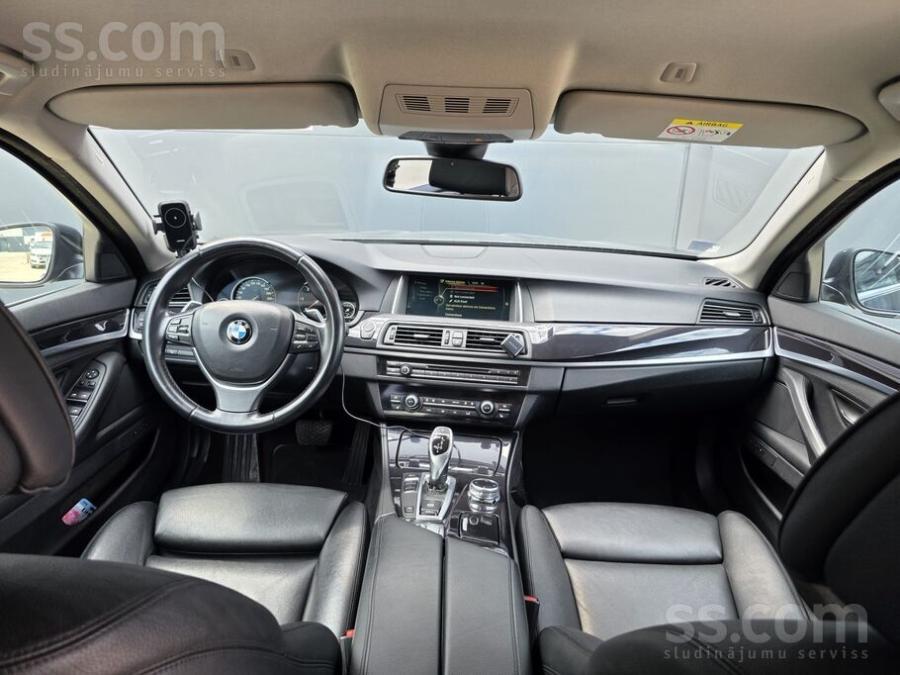 Melns BMW 535 2014 Jūrmala, ar dzinēja tilpumu 3.00 L un nobraukumu 285 tūkst. km par 10950 €, foto 10 vietnē AUTOMOTO.COM.LV