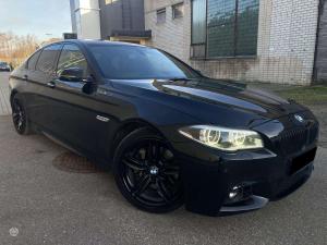 Black BMW 535 2014 in Marijampole, with an engine capacity of 2.98 L and mileage of 213 thousand km for 13750 €, photo  on AUTOMOTO.COM.LV