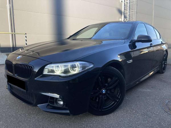Black BMW 535 2014 in Marijampole, with an engine capacity of 2.98 L and mileage of 213 thousand km for 13750 €, photo 2 on AUTOMOTO.COM.LV
