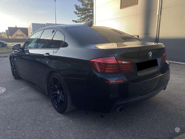 Black BMW 535 2014 in Marijampole, with an engine capacity of 2.98 L and mileage of 213 thousand km for 13750 €, photo 9 on AUTOMOTO.COM.LV