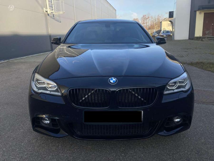 Black BMW 535 2014 in Marijampole, with an engine capacity of 3.00 L and mileage of 213 thousand km for 13500 €, photo 2 on AUTOMOTO.COM.LV