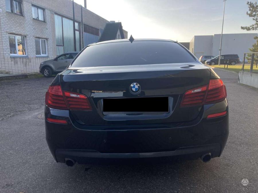 Black BMW 535 2014 in Marijampole, with an engine capacity of 3.00 L and mileage of 213 thousand km for 13500 €, photo 8 on AUTOMOTO.COM.LV