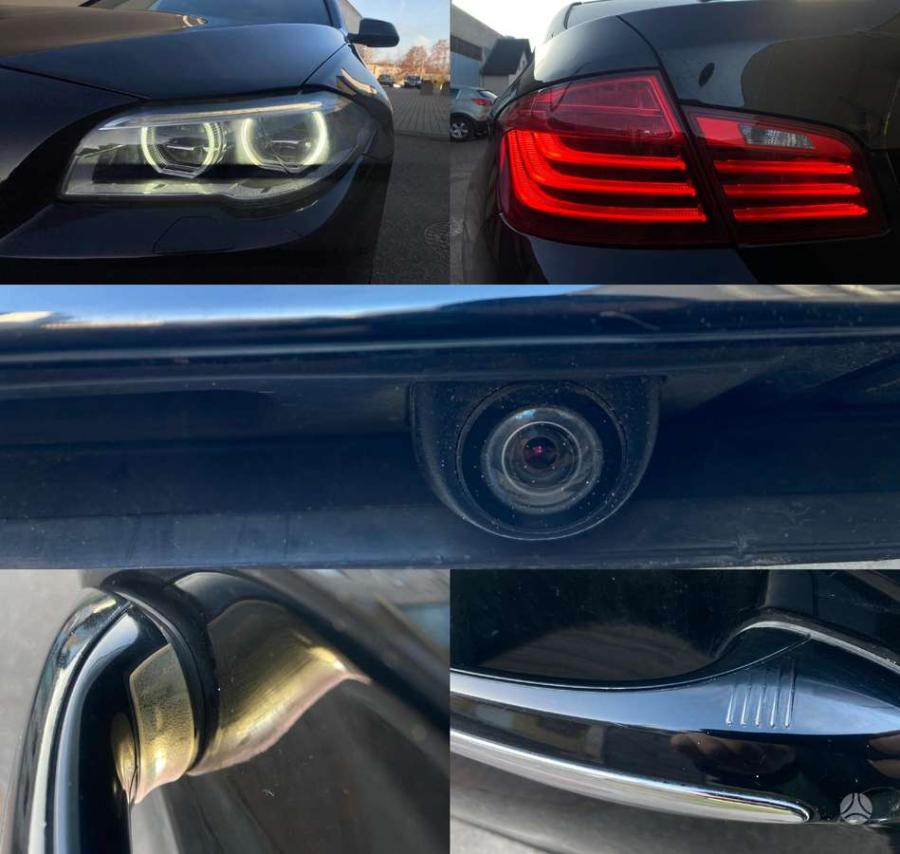 Black BMW 535 2014 in Marijampole, with an engine capacity of 3.00 L and mileage of 213 thousand km for 13500 €, photo 38 on AUTOMOTO.COM.LV