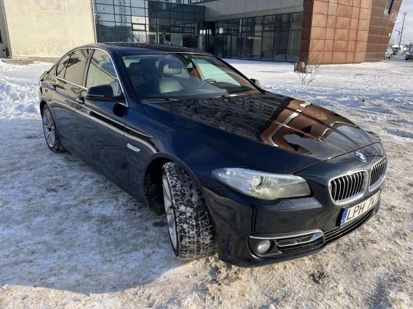 Black BMW 535 2014 in Klaipeda, with an engine capacity of 2.98 L and mileage of 242 thousand km for 9000 €, photo 2 on AUTOMOTO.COM.LV