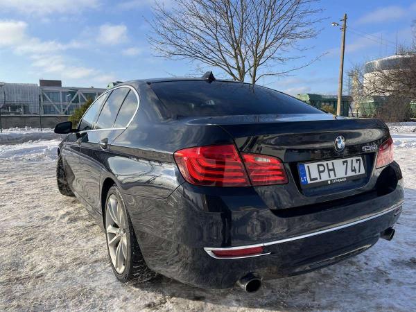 Black BMW 535 2014 in Klaipeda, with an engine capacity of 2.98 L and mileage of 242 thousand km for 9000 €, photo 3 on AUTOMOTO.COM.LV