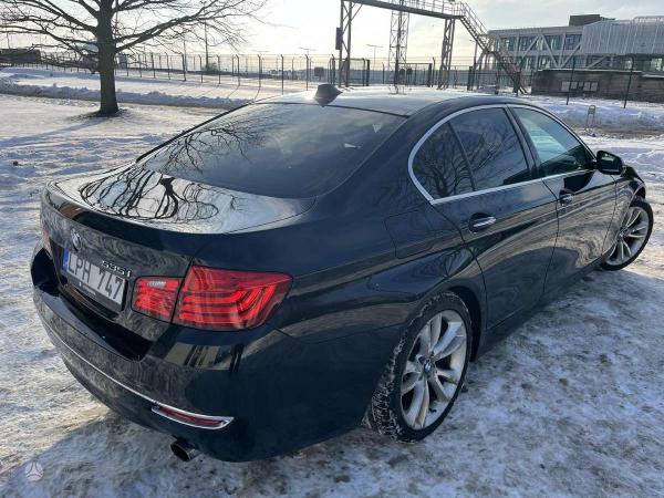 Black BMW 535 2014 in Klaipeda, with an engine capacity of 2.98 L and mileage of 242 thousand km for 9000 €, photo 4 on AUTOMOTO.COM.LV