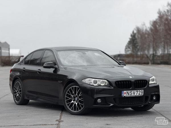 Black BMW 535 2014 in Siauliai, with an engine capacity of 3.00 L and mileage of 249 thousand km for 10599 €, photo 1 on AUTOMOTO.COM.LV